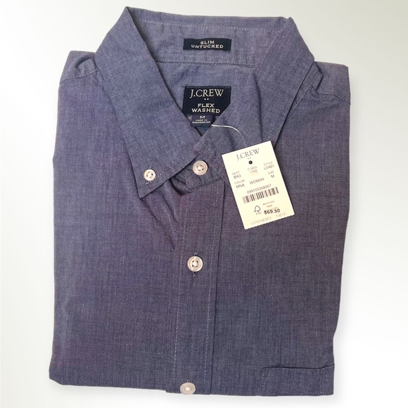 J. Crew Factory | Shirts | J Crew Slim Untucked Shirt | Poshmark